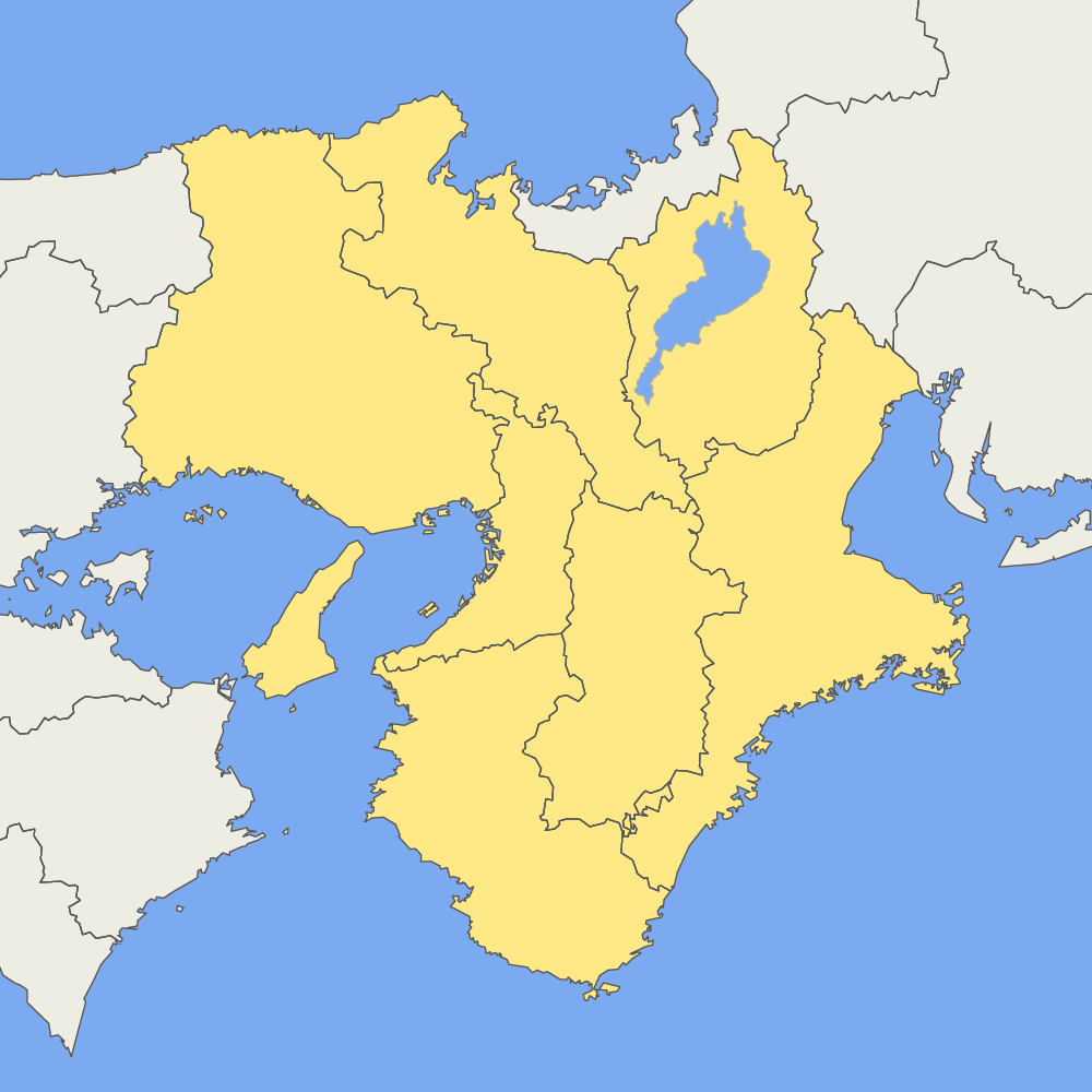 近畿地方の地図 | Map-It マップ・イット