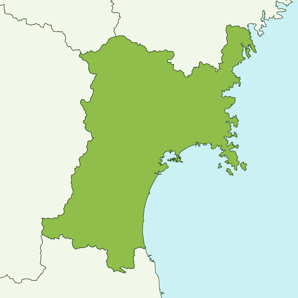 Map of Miyagi prefecture | Map-It