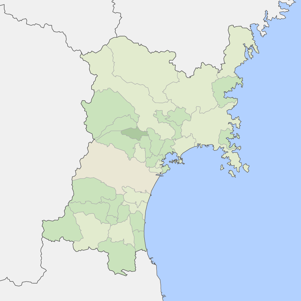 Map of Miyagi prefecture | Map-It