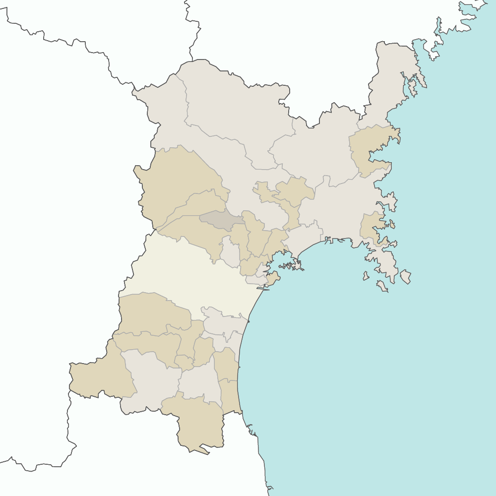 Map of Miyagi prefecture | Map-It