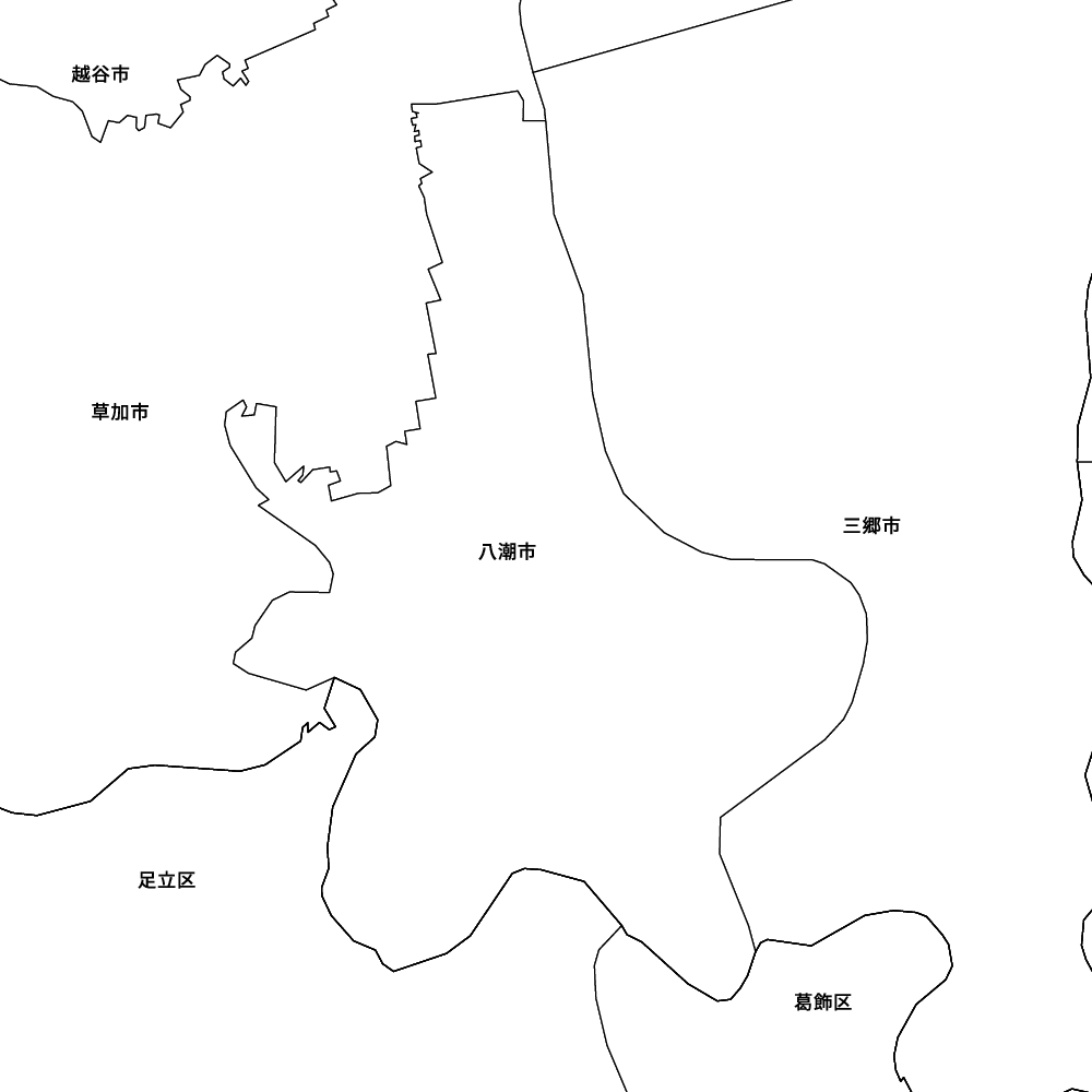埼玉県八潮市の地図 | Map-It マップ・イット