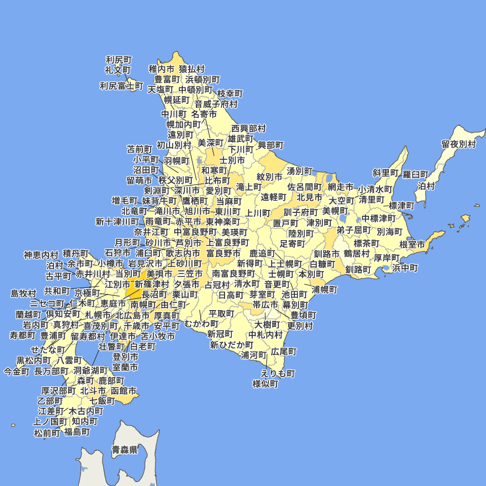 北海道の地図 | Map-It マップ・イット