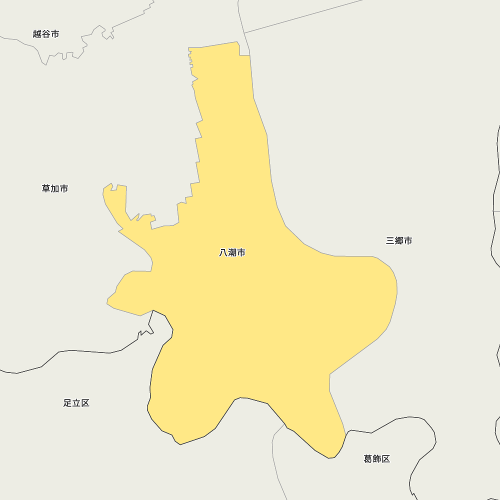 埼玉県八潮市の地図 | Map-It マップ・イット