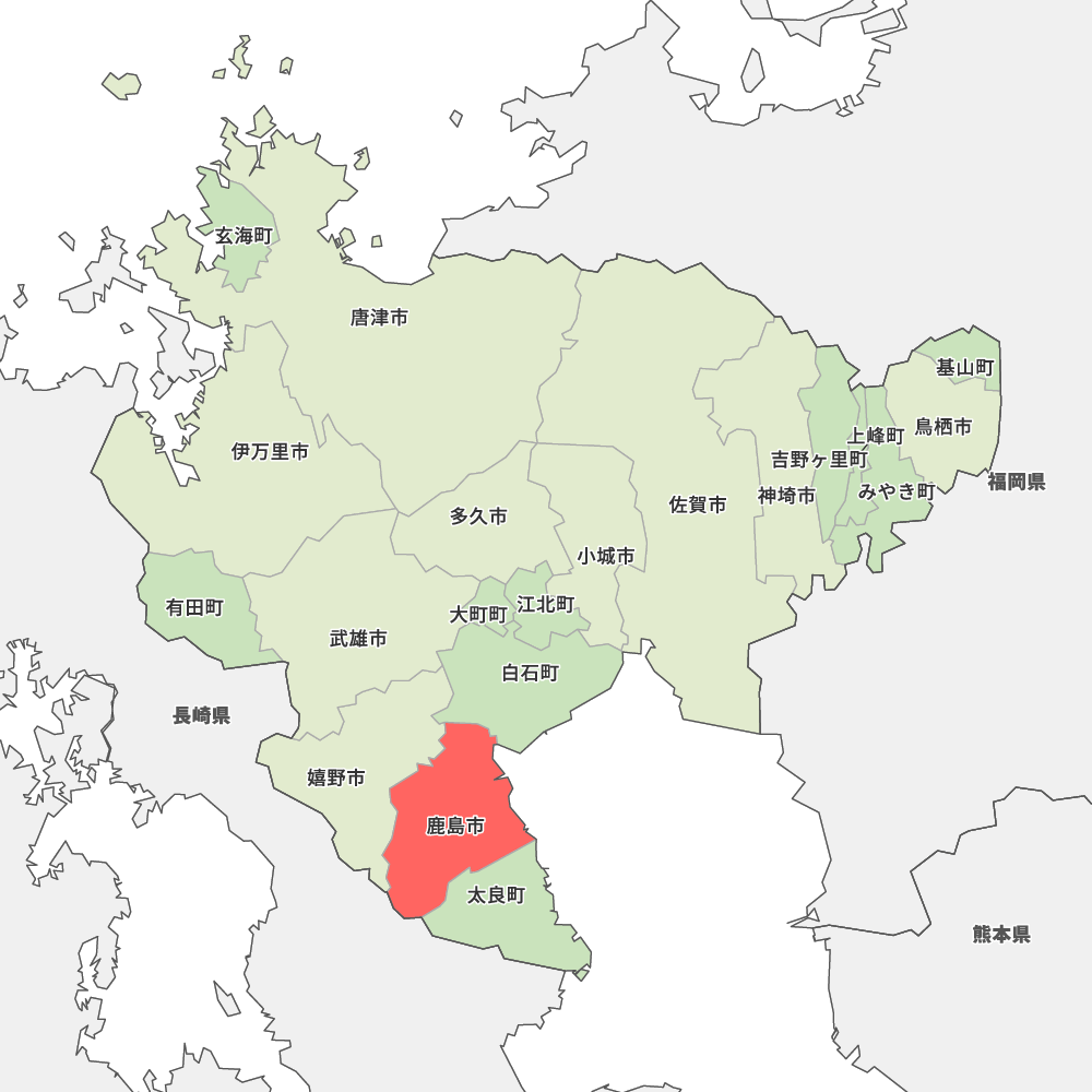 佐賀県鹿島市の地図 | Map-It マップ・イット
