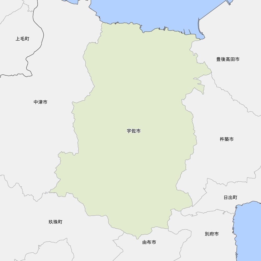 大分県宇佐市の地図 | Map-It マップ・イット