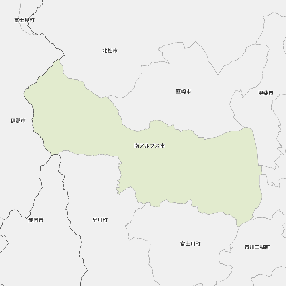 山梨県南アルプス市の地図 | Map-It マップ・イット
