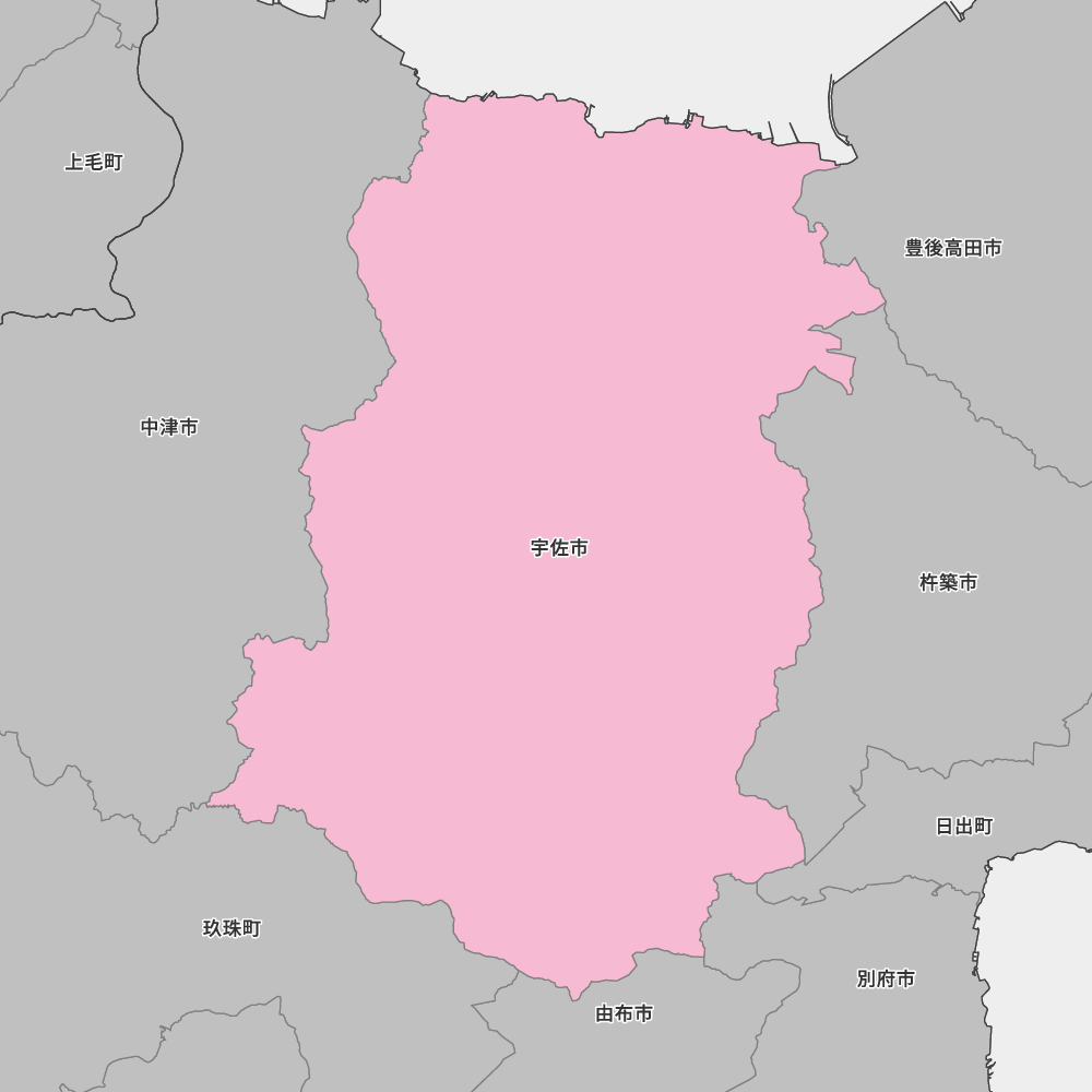 大分県宇佐市の地図 | Map-It マップ・イット