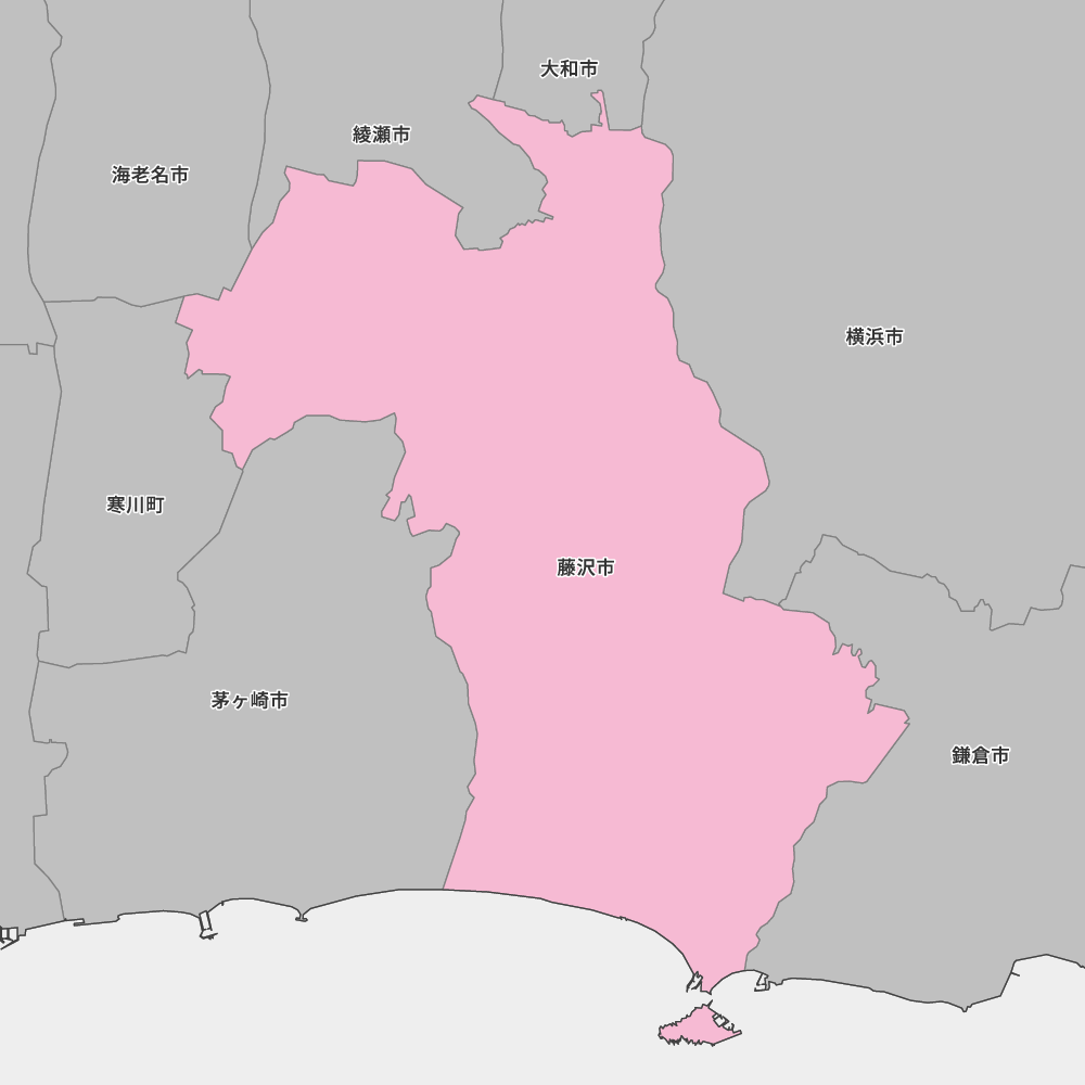 Map of Fujisawa city | Map-It
